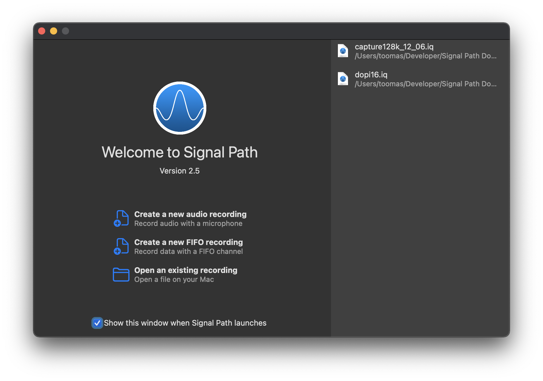 Signal Path 2 5 For Macos Ios And Ipados Augmented Code